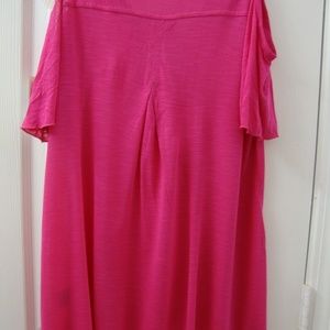 Philosophy | Tops | Nwt Philosophy Hot Pink Cold Shoulder Top Small ...